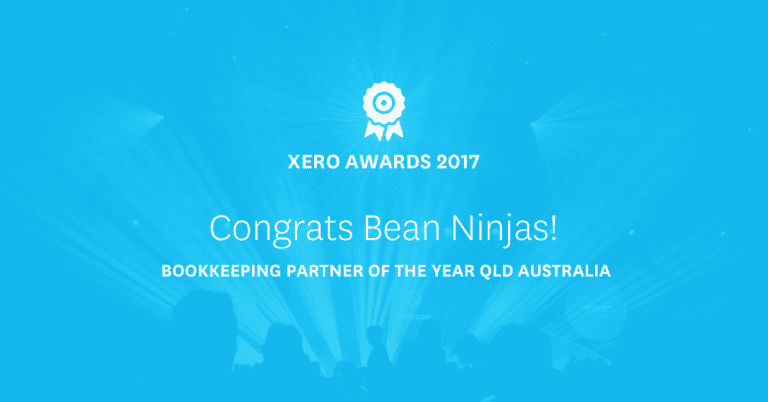 Bean Ninjas recognised as Xero Bookkeeping Partner of the Year (Queensland)